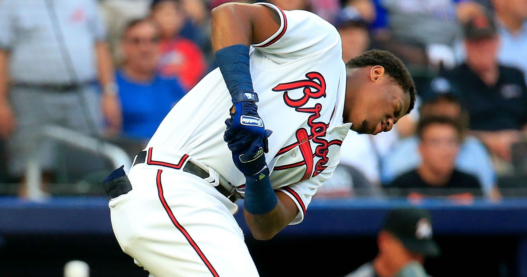 Benches Clear When Braves' Ronald Acuna Jr Hit By First Pitch In The Game